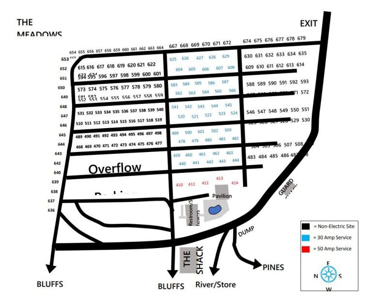 The Meadows Campground Map - Apple River Family Campground
